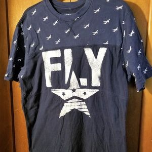 Born Fly | Shirts | Born Fly Tshirt Navy Blue Large Mens | Poshmark